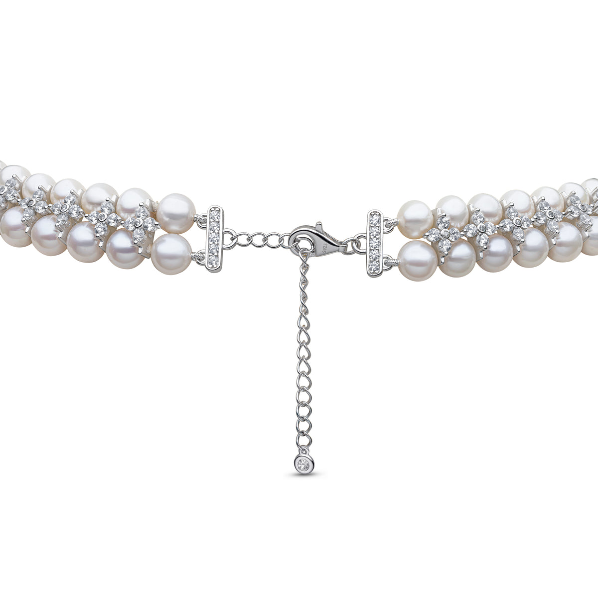 Blanche Pearl Necklace (All-White) – C I R O