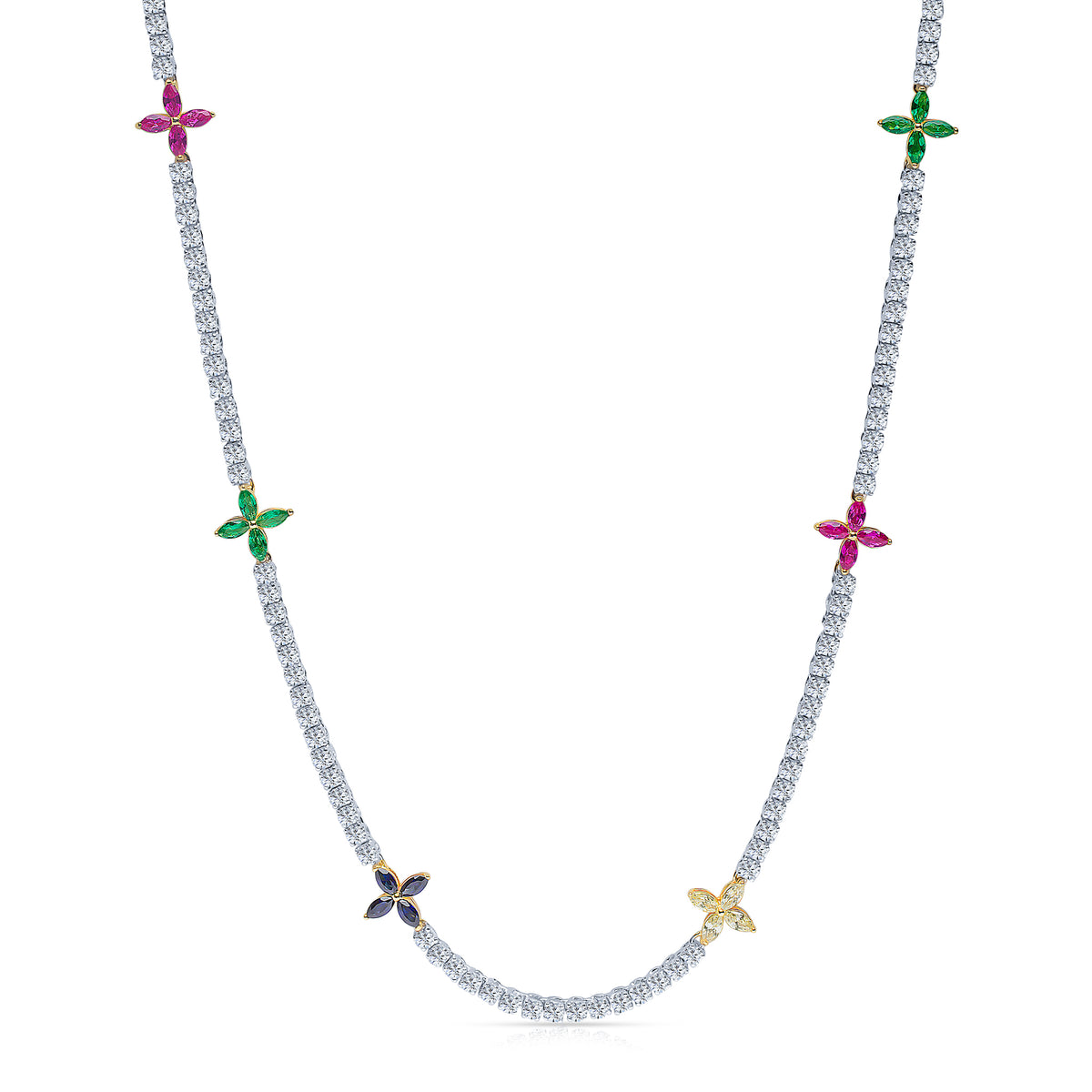 Flo Necklace (Multi-Colour) – C I R O