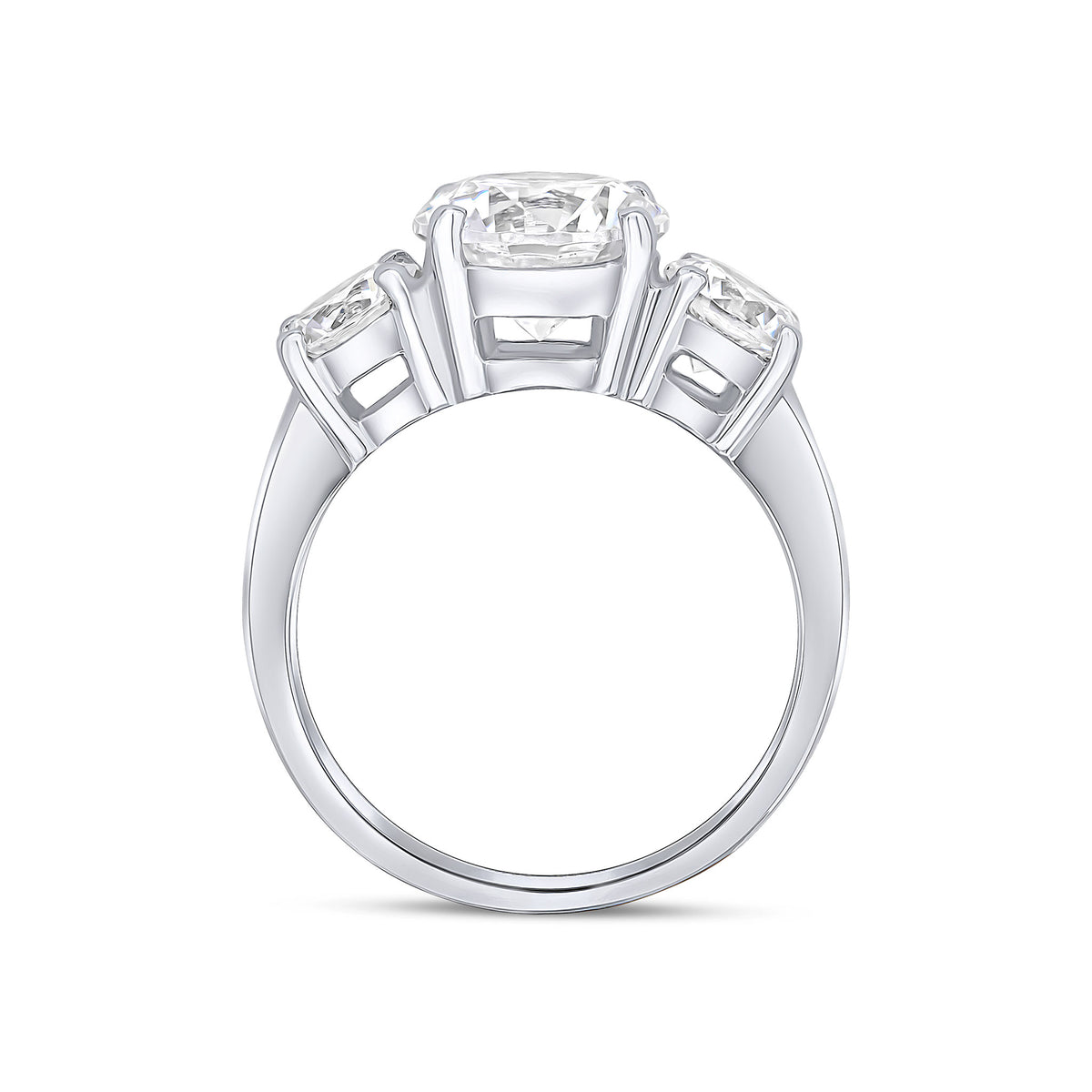 Trilogy Ring (Rhodium) – C I R O