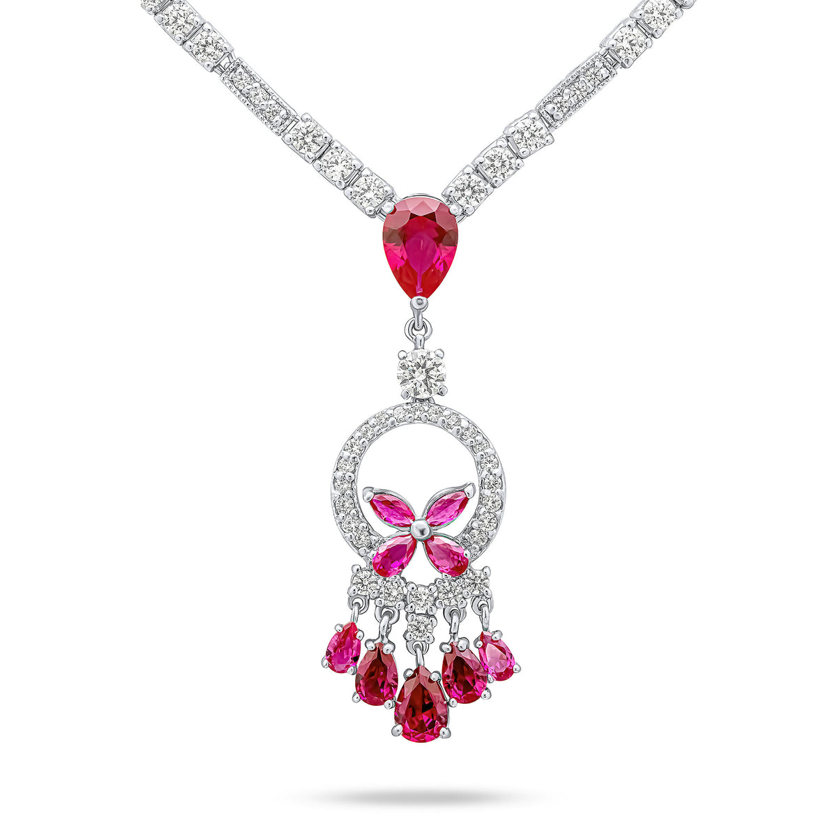 Astra Necklace (Ruby) – C I R O